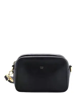 Fendi Camera Bag Leather Small Crossbody Bag - Black