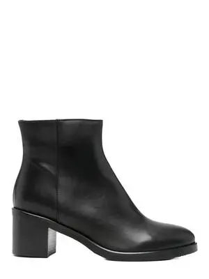 PAOLA PARISI 60mm Zip Ankle Boots - Black