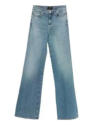 7 For All Mankind Modern Dojo Five-pocket Jeans - Blue