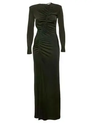 THE NEW ARRIVALS ILKYAZ OZEL Ruched Maxi Dress