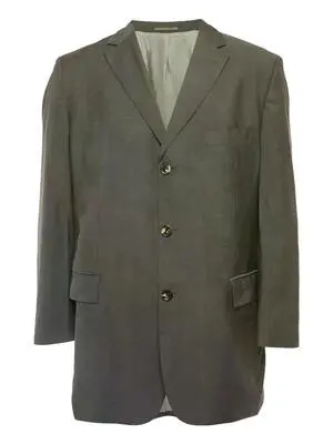 BOSS Single-breasted Wool Blazer - Grey