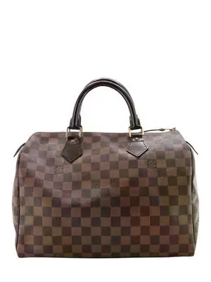 LOUIS VUITTON Speedy 30 Satchel - Brown