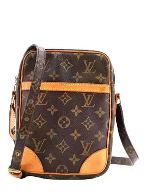 LOUIS VUITTON Danube Handbag Monogram Canvas - Brown
