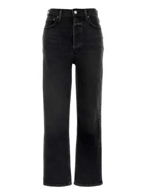 AGOLDE Straight Leg Jeans - Black