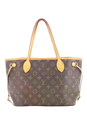 LOUIS VUITTON Neverfull Monogram Canvas Pm Tote Bag - Brown