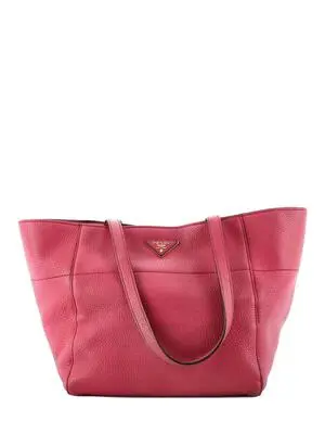 Prada Vitello Daino Mini Tote Bag - Pink