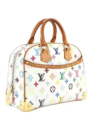 LOUIS VUITTON Trouville Handbag Monogram Multicolor Satchel - Multicolour