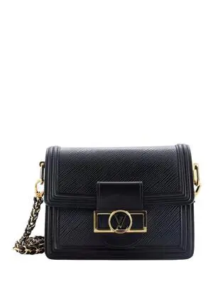 LOUIS VUITTON Dauphine Epi Leather Mini Shoulder Bag - Black
