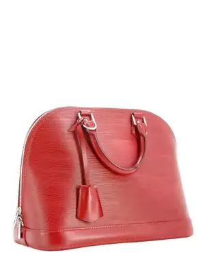 LOUIS VUITTON Alma Handbag Epi Leather Pm - Red