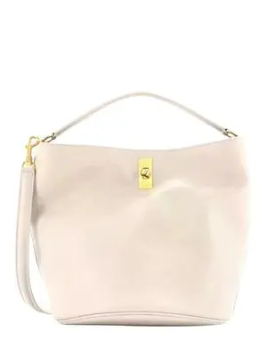 Celine 16 Bag Leather Bucket Bag - Neutrals