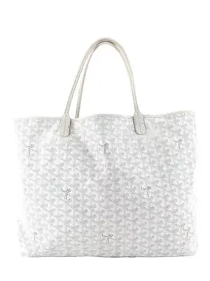 Goyard Saint Louis Coated Canvas Gm Tote - White