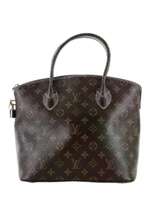 LOUIS VUITTON Lockit Handbag Monogram Canvas Bb Satchel - Brown