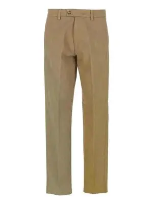 RE-HASH Buttoned Straight-leg Trousers - Neutrals