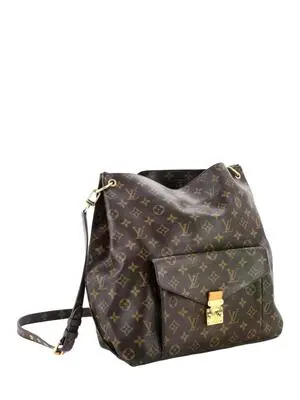 LOUIS VUITTON Metis Hobo Monogram Canvas Shoulder Bag - Brown