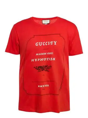 Gucci Graphic-print T-shirt - Red