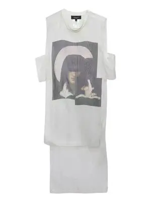 Givenchy Graphic-print Silk Top - White
