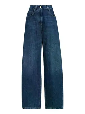 Brunello Cucinelli Wide-leg Jeans - Blue