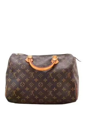 LOUIS VUITTON Speedy 30 Monogram Satchel - Brown
