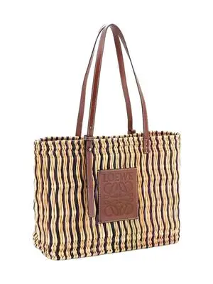 LOEWE Paula's Ibiza Square Basket Small Tote Bag