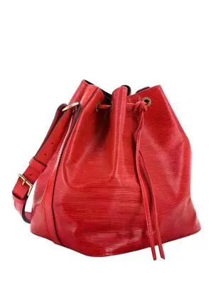 LOUIS VUITTON Petit Noe Bucket Bag Epi Leather - Red
