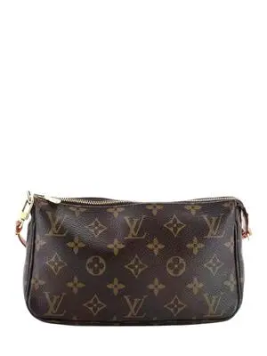 LOUIS VUITTON Pochette Accessoires Monogram Clutch - Brown