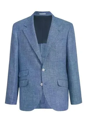 Brunello Cucinelli Single-breasted Blazer - Blue