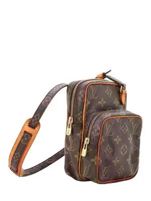 LOUIS VUITTON Amazone Monogram Canvas Mini Crossbody Bag - Brown