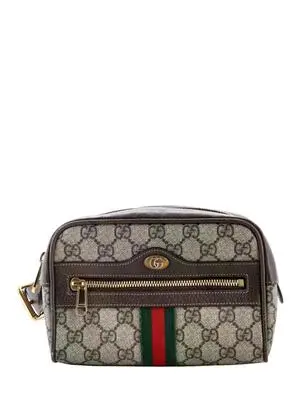 Gucci Ophidia Gg Coated Canvas Small Belt Bag - Brown