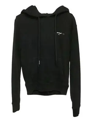 Off-White Arrow-motif Hoodie - Black
