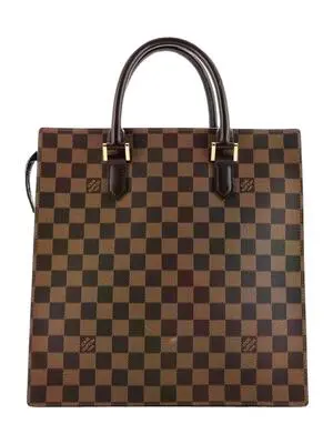 LOUIS VUITTON Venice Sac Plat Damier Pm Tote Bag - Brown