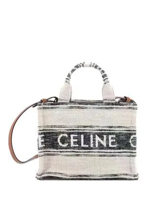 Celine Cabas Thais Printed Canvas Small Tote Bag - Neutrals