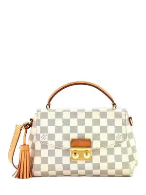 LOUIS VUITTON Croisette Damier Crossbody Bag - White