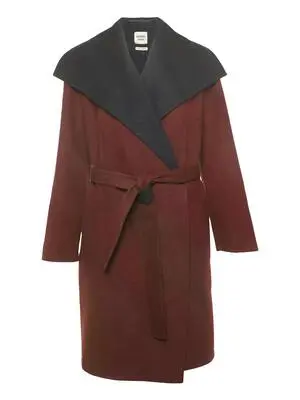 Hermès Cashmere Belted Coat - Red