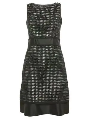 Carolina Herrera Tweed Layered Dress - Black
