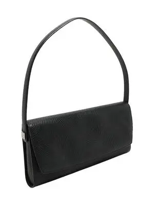 AIGNER Wave-pattern Shoulder Bag - Black