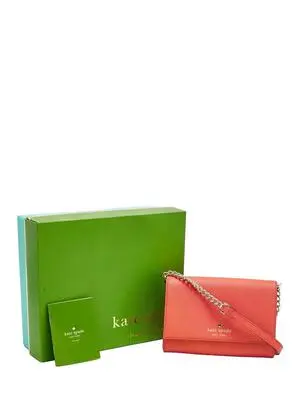 Kate Spade New York 2010s Chain-strap Crossbody Bag - Red