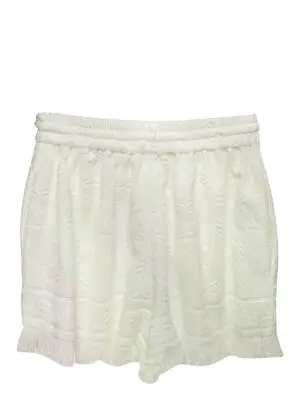 Zimmermann Palm-tree Fringe Shorts - White