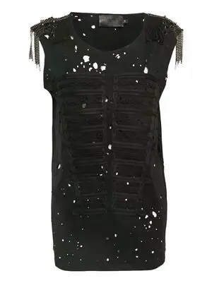 PHILIPP PLEIN Crystal-Embellished Tank Top
