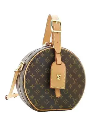 LOUIS VUITTON Petite Boite Chapeau Monogram Crossbody Bag - Brown