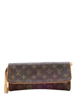LOUIS VUITTON Twin Handbag Monogram Canvas GM Crossbody Bag
