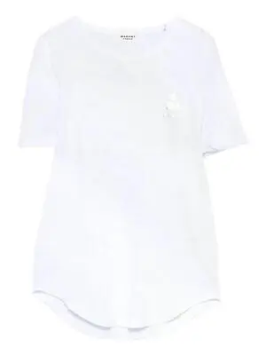 MARANT ETOILE Logo-print T-shirt - White