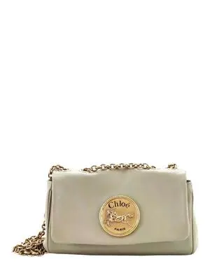 Chloé Heritage Chain Leather Small Shoulder Bag - Neutrals