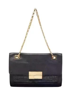 Michael Kors 922134 Leather Shoulder Bag - Black