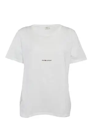 Saint Laurent Logo-print T-shirt - White