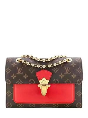 LOUIS VUITTON Victoire Handbag Monogram Canvas - Brown