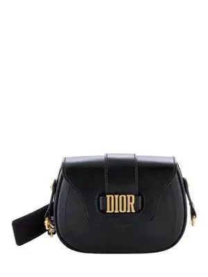 Dior D-fence Saddle Small Shoulder Bag - Black