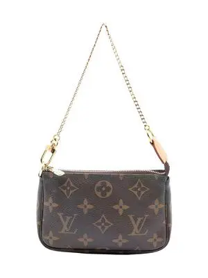 LOUIS VUITTON 2019 Monogram Mini Pochette Accessoires - Brown