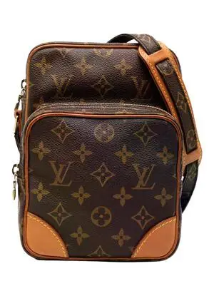 LOUIS VUITTON 2001 Monogram Amazone Crossbody Bag - Brown