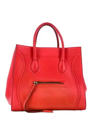 Celine Phantom Medium Tote Bag - Red