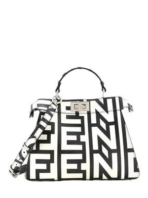 Fendi X Marc Jacobs Peekaboo Iseeu Small Tote Bag - Black